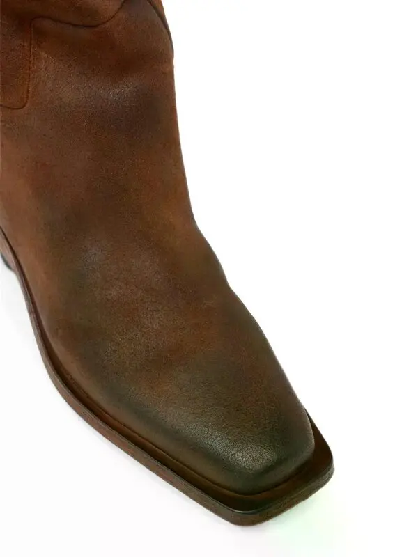 Marsèll Distressed-effect Square-toe Boots