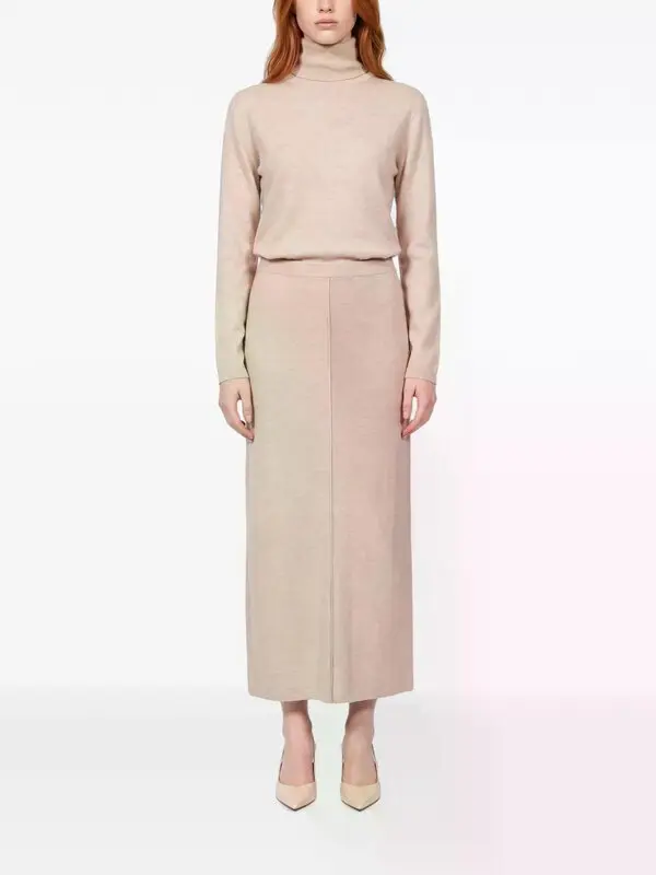 Antonelli Firenze Florida Ribbed-trim Pencil Skirt