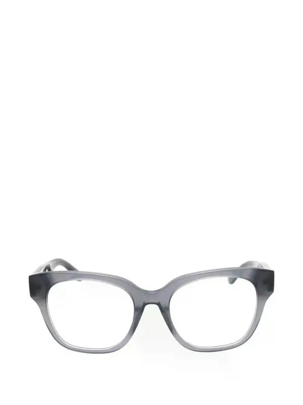 MARCIANO Crystal-embellished Rectangle-frame Glasses - Grey