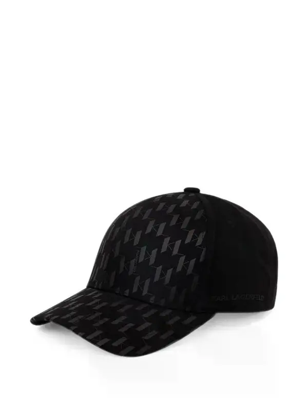 Karl Lagerfeld Monogram-print Baseball Cap