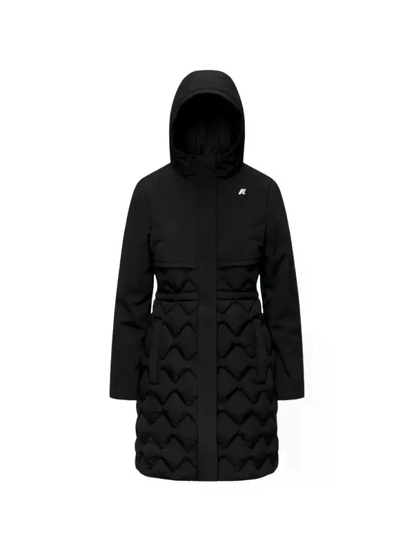 K-WAY Quilted Hooded Coat