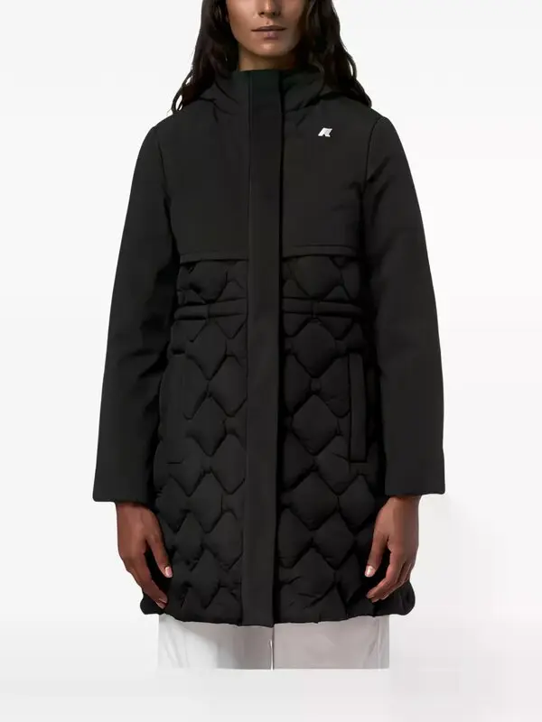 K-WAY Quilted Hooded Coat