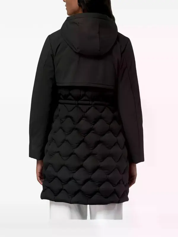 K-WAY Quilted Hooded Coat