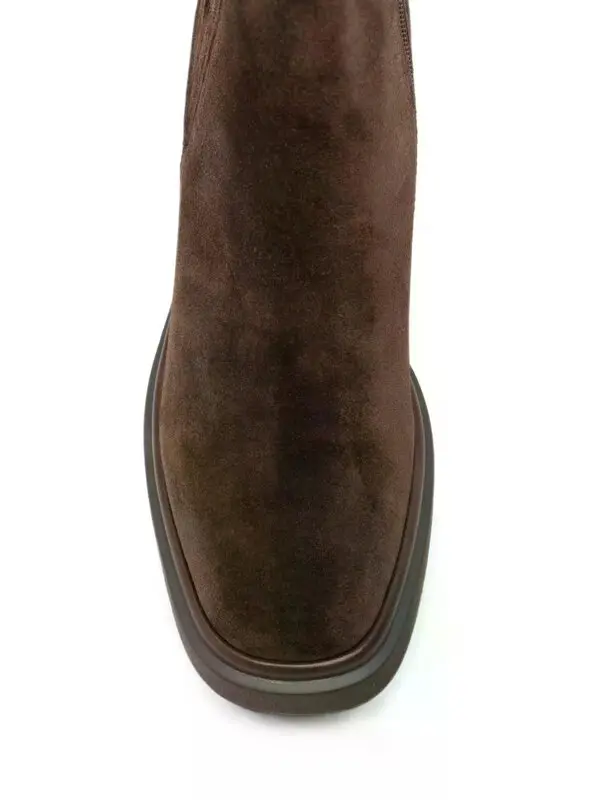 BRUNO PREMI Suede Platform Ankle Boots