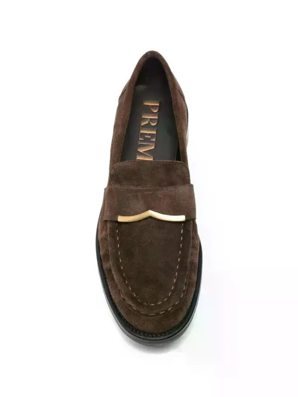 BRUNO PREMI Suede Slip-on Loafers