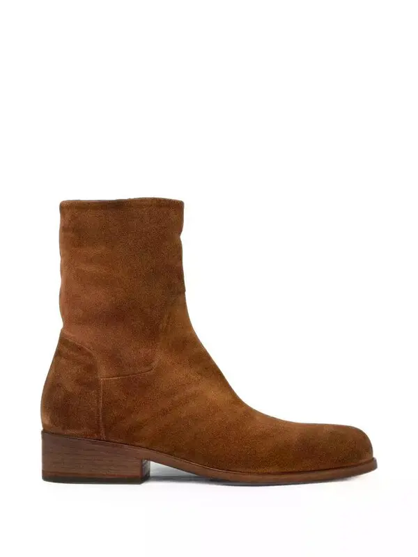 Marsèll Suede Zip-fastening Ankle Boots - Brown