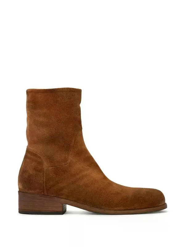 Marsèll Suede Zip-fastening Ankle Boots - Brown