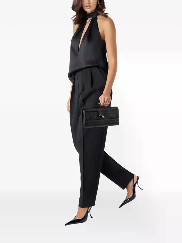 IL VOLO Pleated Silk Trousers