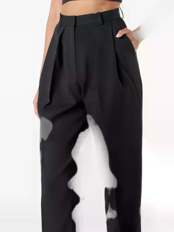 IL VOLO Pleated Silk Trousers