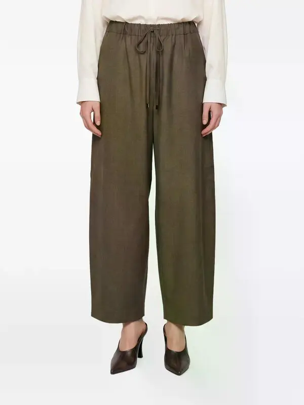 Antonelli Firenze Drawstring Wide-leg Trousers