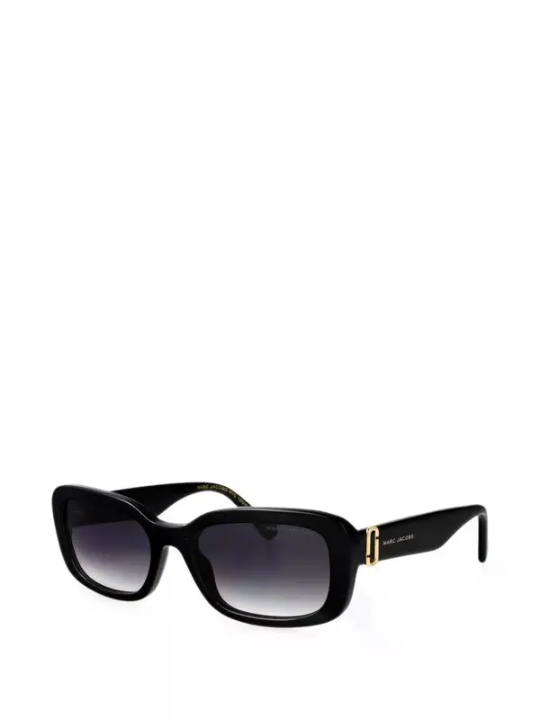 Marc Jacobs Logo-plaque Rectangle-frame Sunglasses