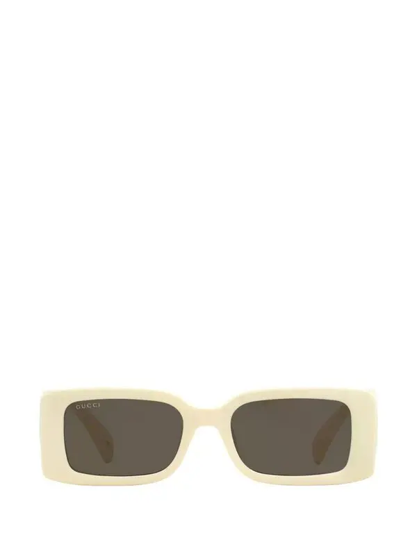 Gucci Maxi Gg Rectangle-frame Sunglasses