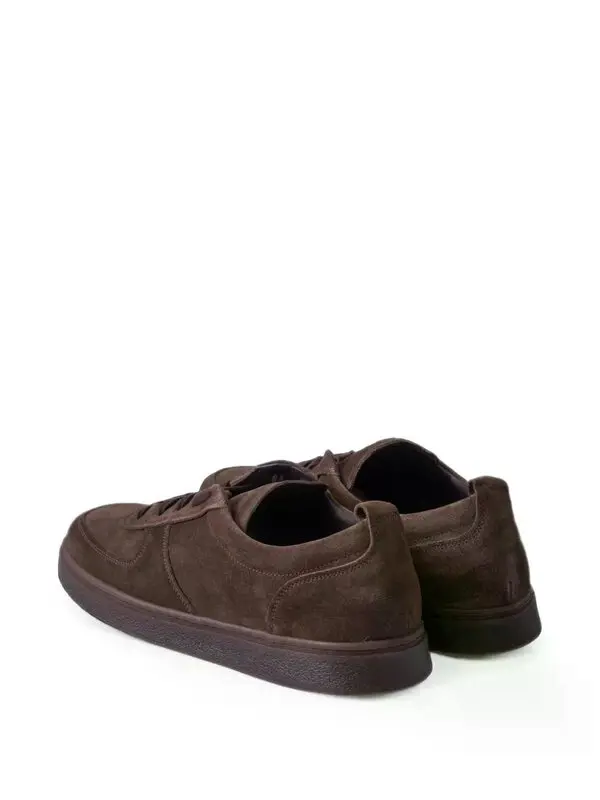 CALCE Suede Panelled Low-top Sneakers