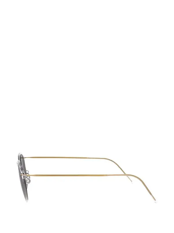 LINDBERG Round-frame Titanium Sunglasses