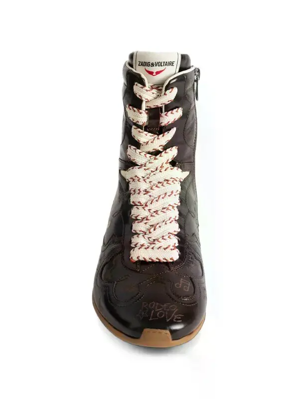 Zadig&Voltaire Zv Dance Laser-etched Sneakers