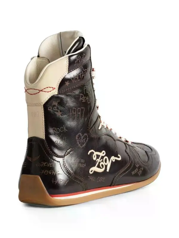 Zadig&Voltaire Zv Dance Laser-etched Sneakers