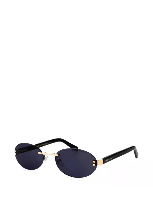 Marc Jacobs The Classic Logo Oval-frame Sunglasses