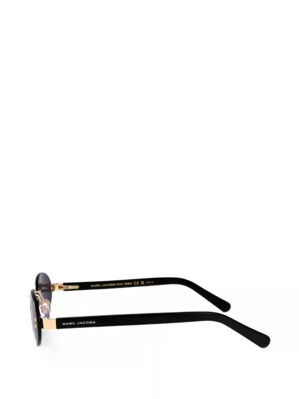 Marc Jacobs The Classic Logo Oval-frame Sunglasses