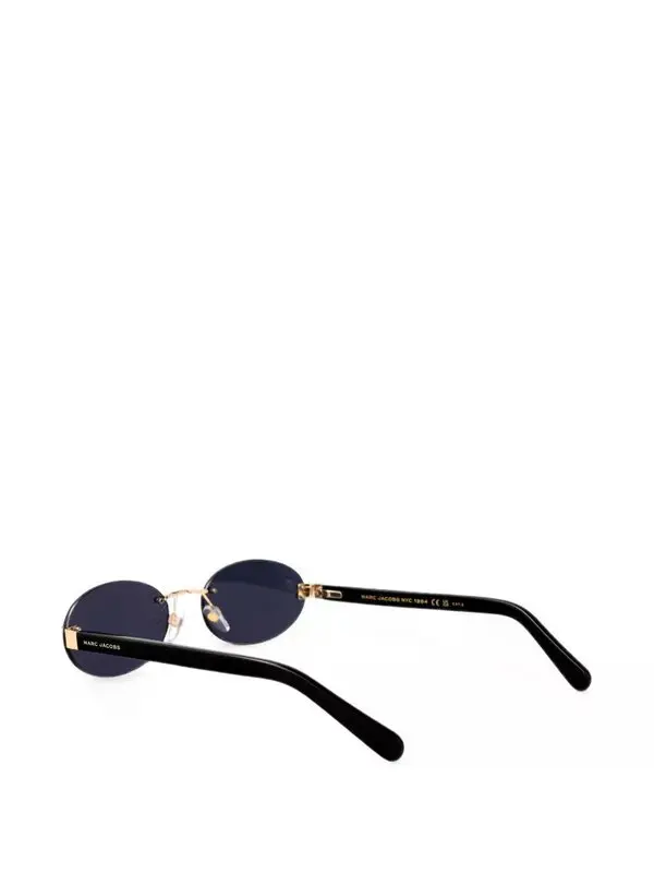 Marc Jacobs The Classic Logo Oval-frame Sunglasses