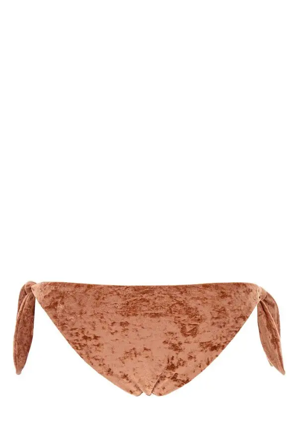 Chloé Peach Stretch Velvet Bikini Slip
