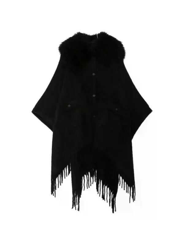 Moncler Fringed Cape