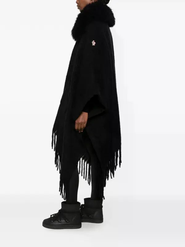 Moncler Fringed Cape