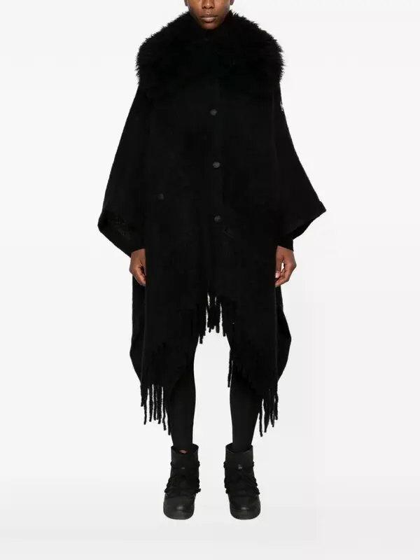 Moncler Fringed Cape