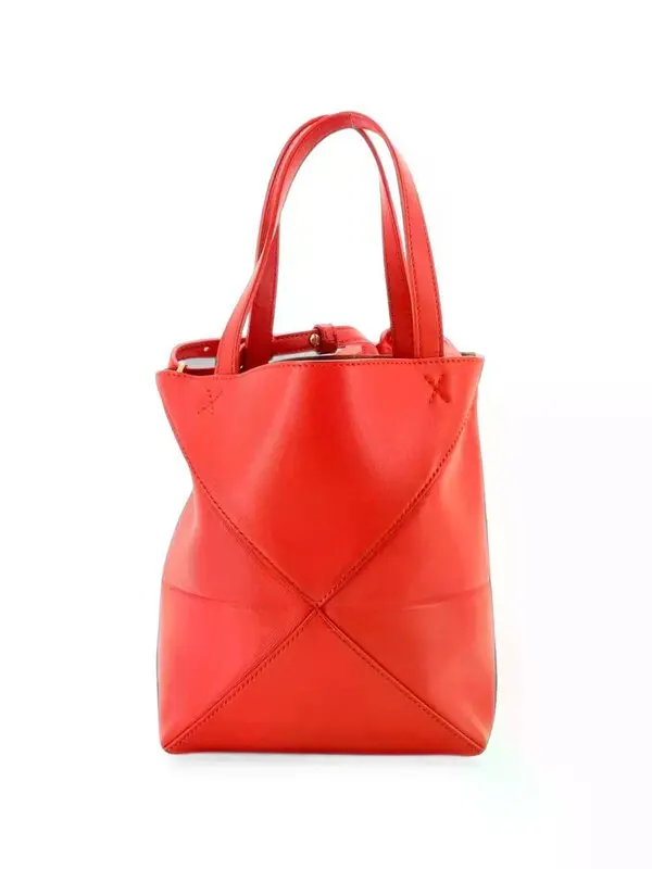 Loewe Puzzle Fold Leather Mini Tote Bag