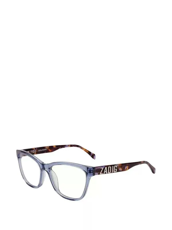 Zadig&Voltaire Tortoiseshell-effect Rectangle-frame Glasses