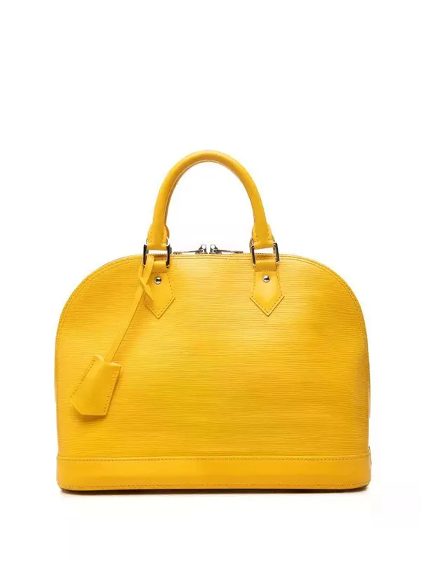 LOUIS VUITTON 2013 Epi Alma Pm Handbag - Yellow