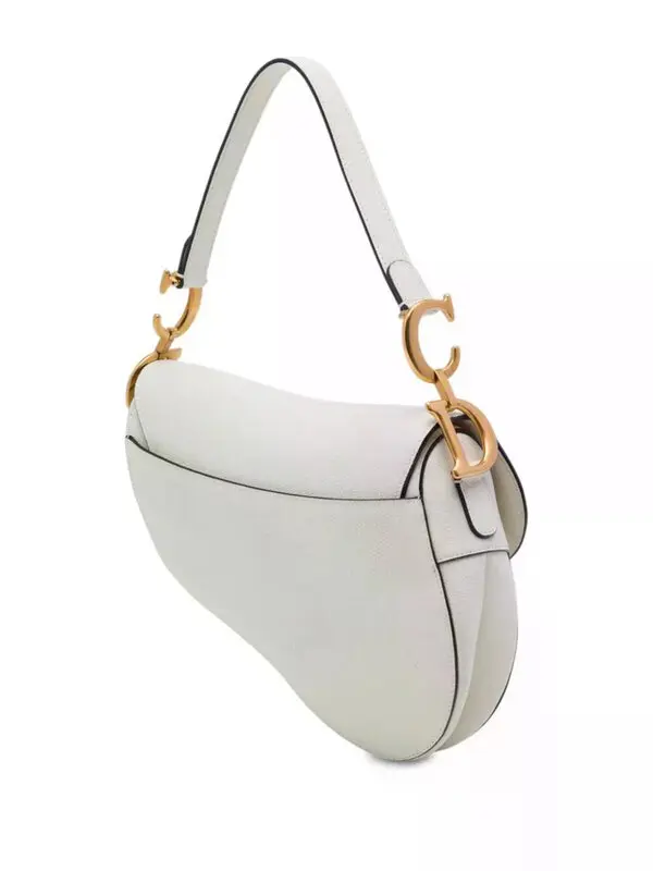Dior 2019 Grained Calfskin Saddle Bag Shoulder Bag