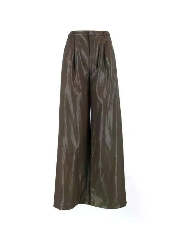 ELEH Pleated Wide-leg Trousers