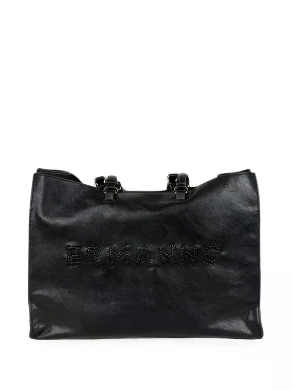 Ermanno Scervino Embroidered Logo Tote Bag