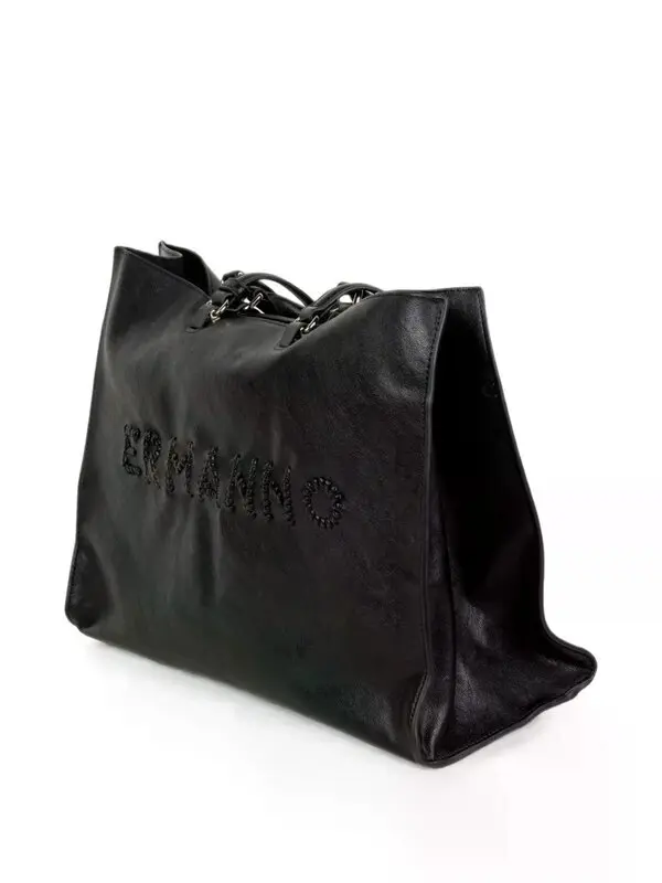 Ermanno Scervino Embroidered Logo Tote Bag