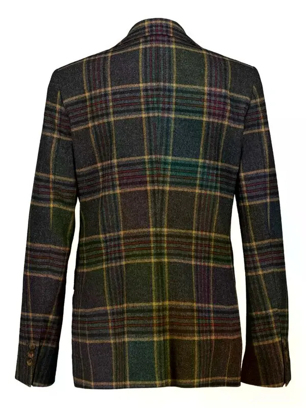 PAULA Houndstooth Embroidered Check Jacket