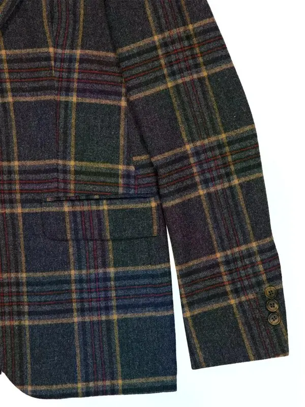PAULA Houndstooth Embroidered Check Jacket