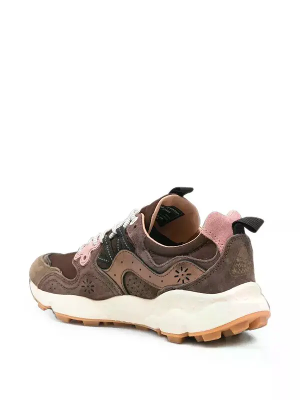 FLOWER MOUNTAIN Perforated Panelled Sneakers
