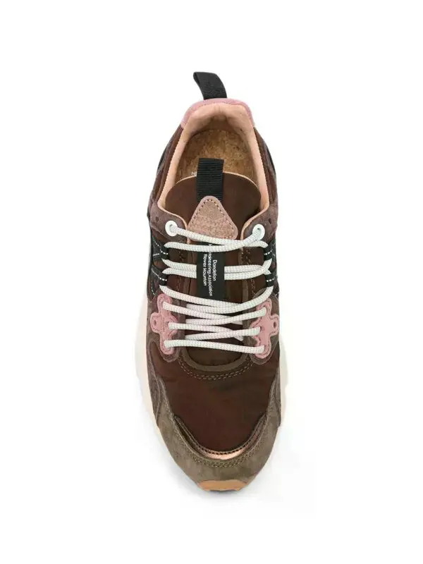FLOWER MOUNTAIN Perforated Panelled Sneakers