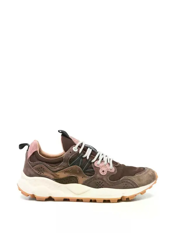 FLOWER MOUNTAIN Perforated Panelled Sneakers