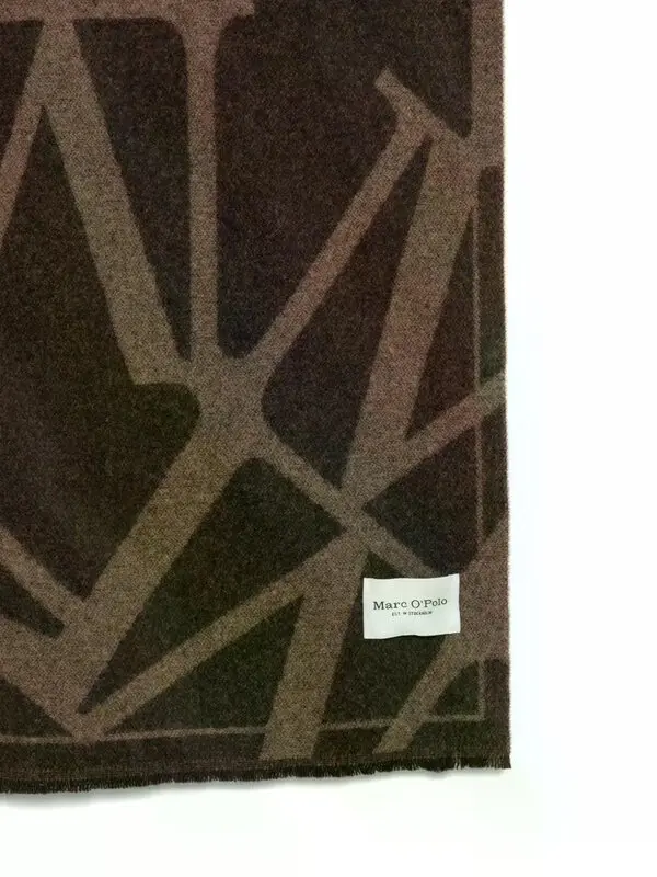 Marc O'polo Logo-intarsia Wool Scarf