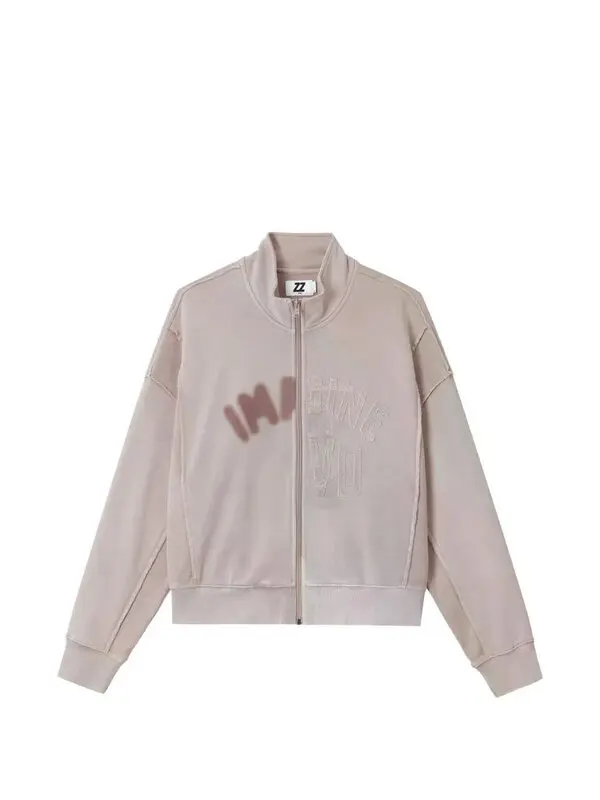 Izzue Logo-appliqué Zip-up Sweatshirt