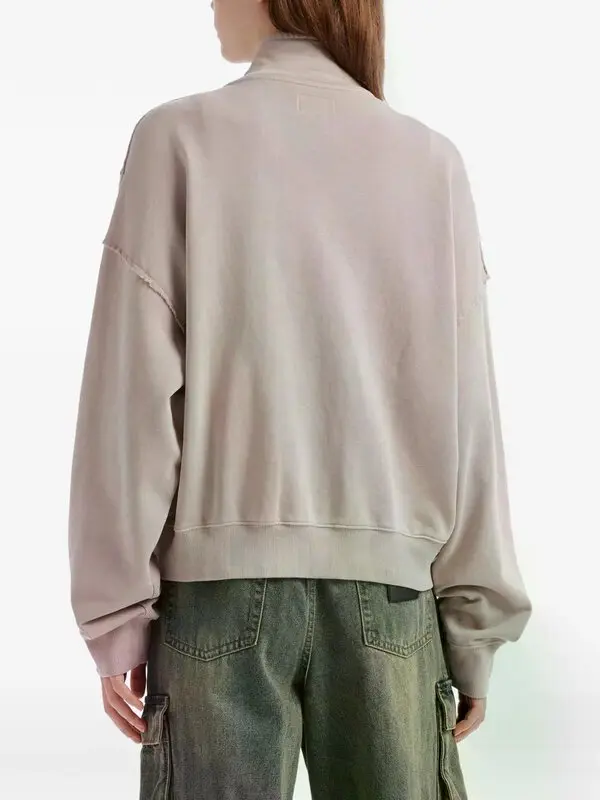 Izzue Logo-appliqué Zip-up Sweatshirt