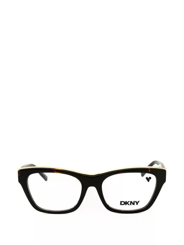 Dkny Tortoiseshell-effect Cat-eye Frame Glasses
