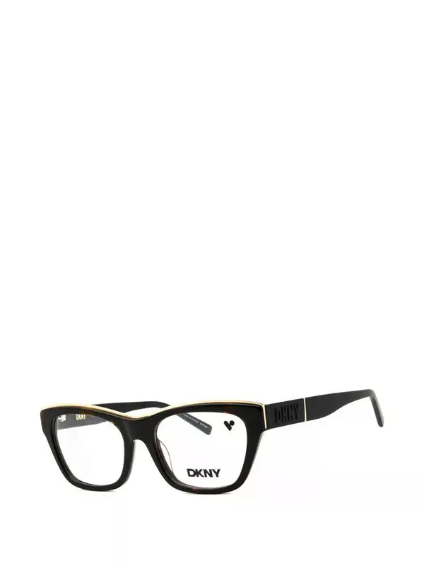 Dkny Tortoiseshell-effect Cat-eye Frame Glasses