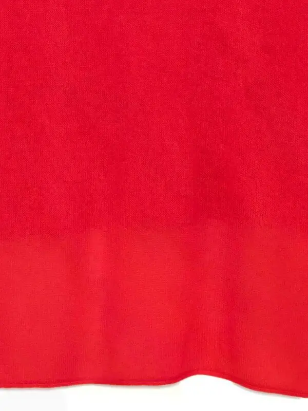 ABSOLUT CASHMERE Fine-knit Cashmere Scarf - Red