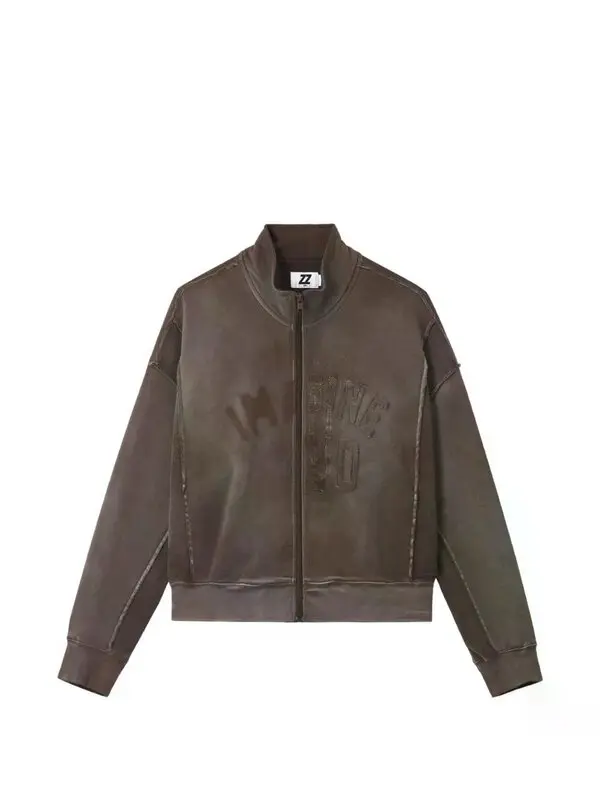 Izzue Embroidered Zip-up Hoodie