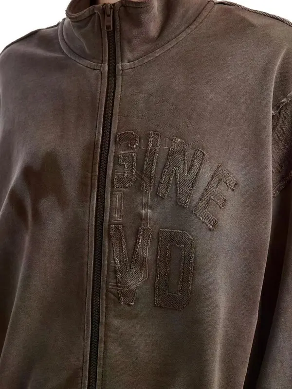 Izzue Embroidered Zip-up Hoodie