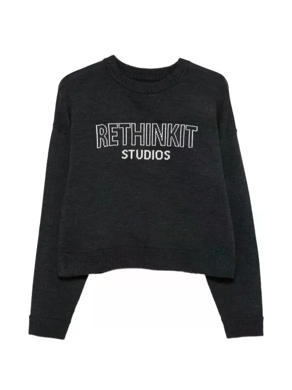 RETHINKIT STUDIOS Logo-intarsia Sweater