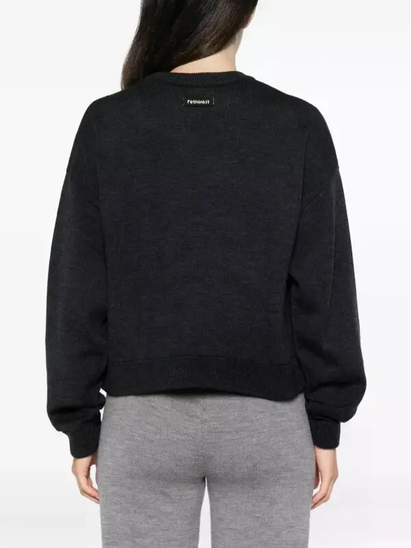 RETHINKIT STUDIOS Logo-intarsia Sweater