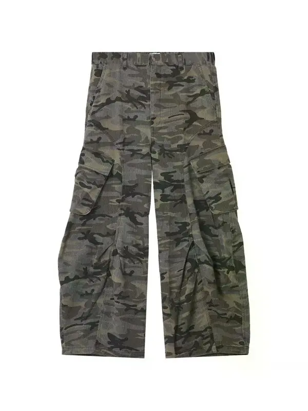 Izzue Camouflage-print Cargo Pants